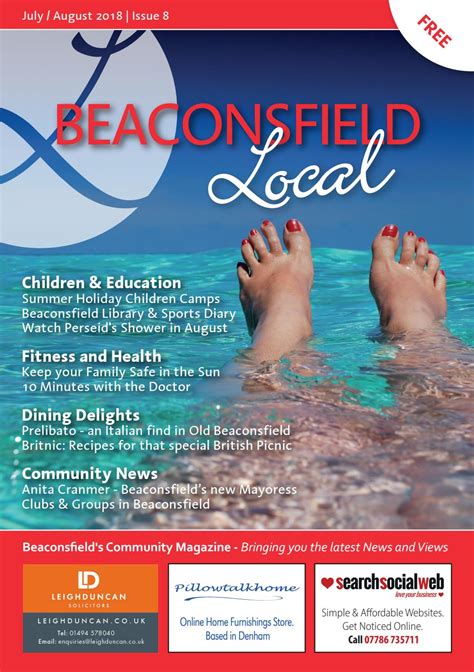 Beaconsfield Local Julyaugust 2018 By Beaconsfield Local Magazine Issuu