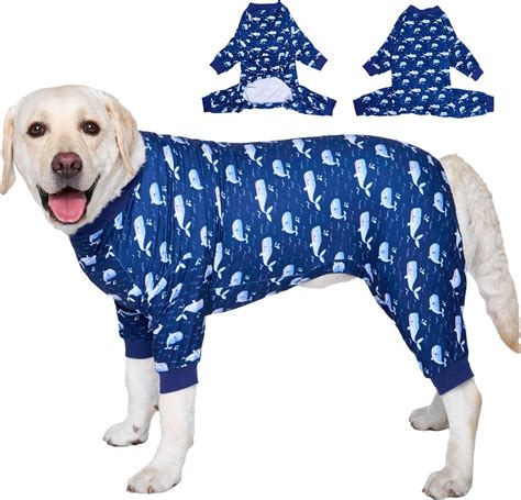 LovinPet Traje para perro grande mameluco para cirugía pijama para