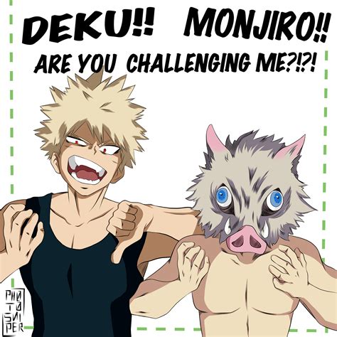 Inosuke Bakugo Crossover By Phot0sniper On Deviantart