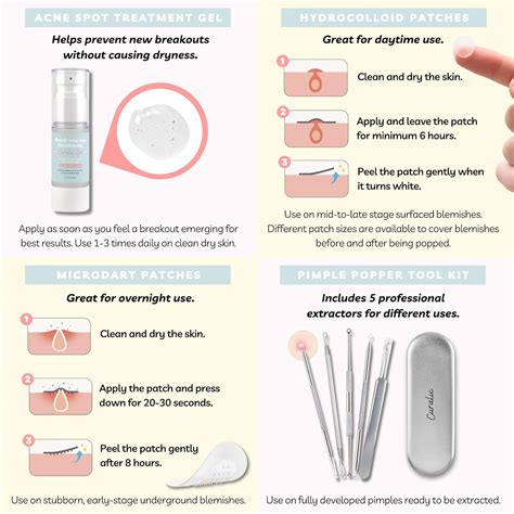 Acne Treatment Kit Value Pack 57 Count 48 Hydrocolloid Pimple