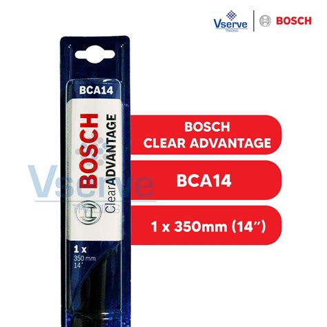 Bosch Clear Advantage Banana Type Wiper Blade Single Bca 14 Windshield