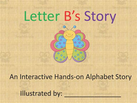 Alphabet Story Book Letter B Interactive Book By Teach Simple
