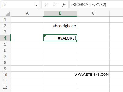 Come Cercare Una Sequenza Di Caratteri In Una Stringa Su Excel Stemkb It