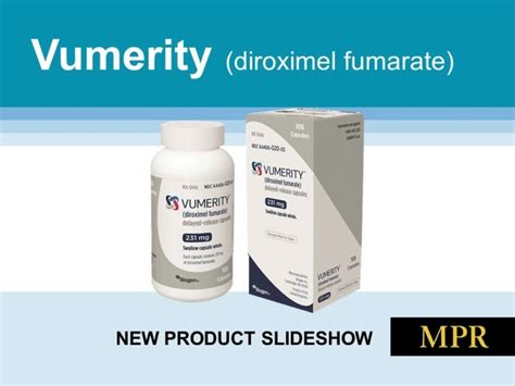 New Drug Product Vumerity Mpr
