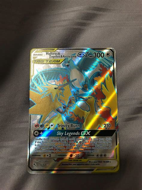 Hidden Fates Legendary Birds Trio Full Art Pokemon Card Hobbies And Toys