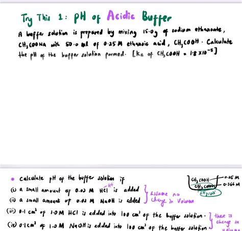 Try This 1 Ph Of Acidic Buffer A Buffer Studyx Try This 1 Ph Of Acidic Buffer A Buffer Studyx