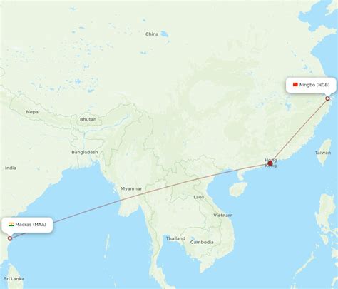 Flights From Chennai To Ningbo Maa To Ngb Airlines And Best Routes