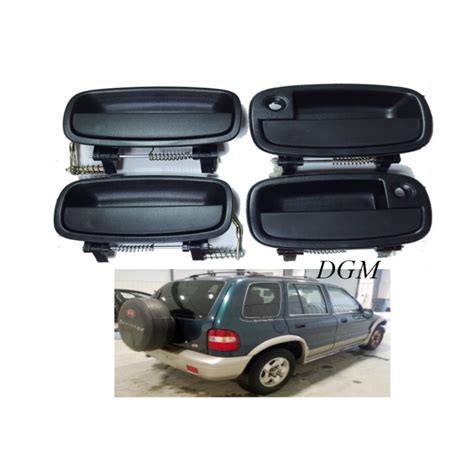 Kia Sportage 1997 2000y Front Rear Leftright Door Outer Handle Black