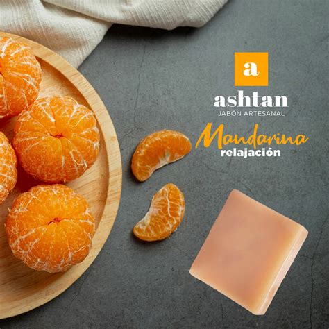 Jabón Artesanal De Mandarina 100g Hidratante Y Natural