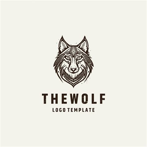 Premium Vector Wolf Head Logo Design Vector Illustration