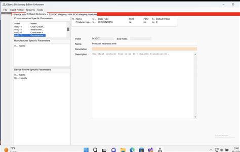 Object Settings Under Object Dictionary Not Present · Issue 36