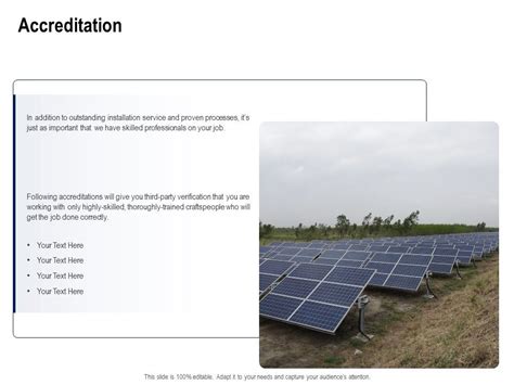 Solar Panel Maintenance Accreditation Ppt Template PDF