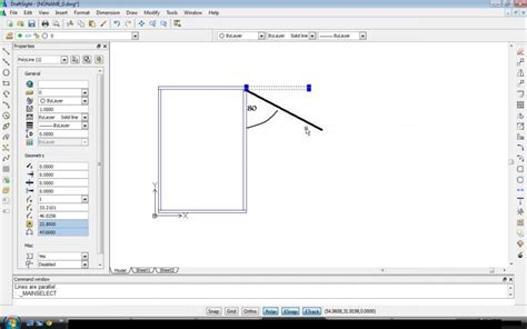 DraftSight Help Drawing Rectangle At An Angle Design Software AutoCAD Forums