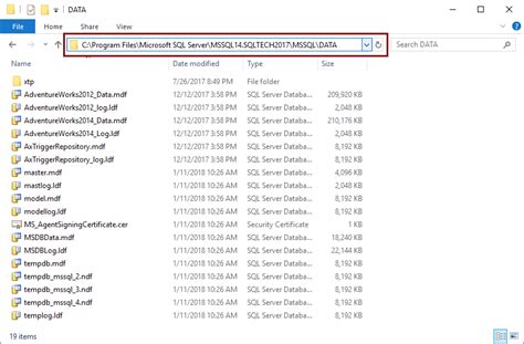 Where Is Sql Database File Located
