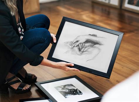 Nude Man S Hands Pencil Hand Drawing Etsy