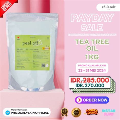 Jual PROMO 5 Philocaly Skin Masker Peel Off Rubber Mask Tea Tree