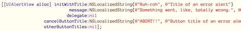daniel kennett compile time nslocalizedstring key checking