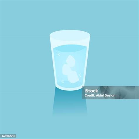 Mineralwasser Glas Vektor Stock Vektor Art Und Mehr Bilder Von Getränk