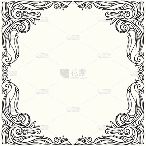 绘画插图 动物手 装饰品 垂直画幅 古董 边框 艺术 形状 无人 符号