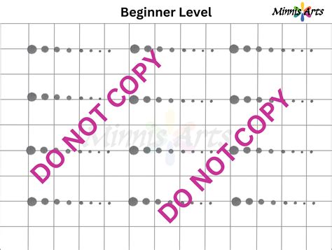 Beginner Digital Dot Mandala Pattern Worksheets Digital Mandala Dot
