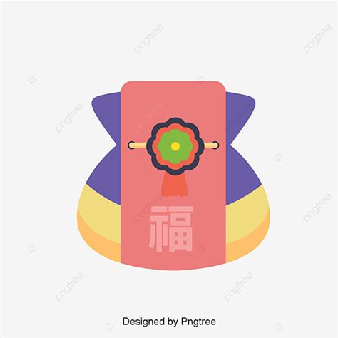 간단한 그림 지갑 복주머니 깃발 국기 끈 Png 일러스트 및 벡터 에 대한 무료 다운로드 Pngtree