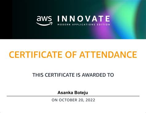 Asanka Botheju On Linkedin Aws Innovate Modernapps