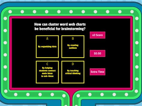 Cluster Wordweb Gameshow Quiz