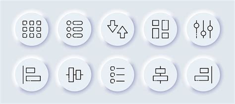 탐색 메뉴 설정 아이콘 버튼 타일 사이드 바 설정 화살표 제어판 정렬 기술 개념 조정 슬라이더 신형성 스타일 비즈니스 및 광고에