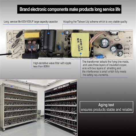 Buy Packs LED Driver W V Waterproof IP V Power Supply LED