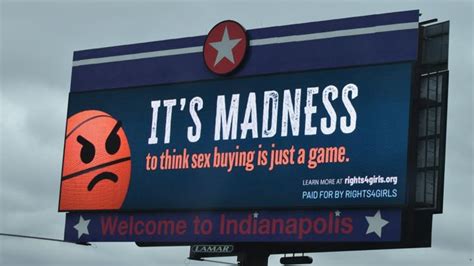 Ncaa Tournament Visitors Greeted With Signs Raising Awareness Of Sex