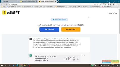 【免费】使用chatgpt帮你修改英文文章，一键修改，更加地道！ 哔哩哔哩
