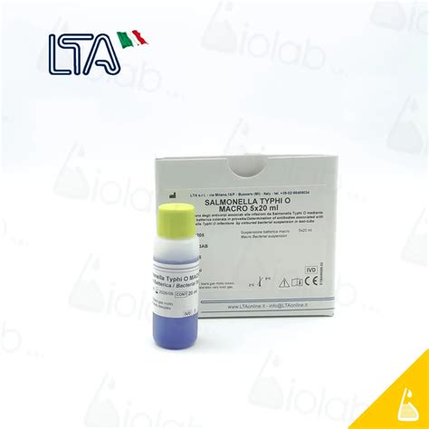 Salmonella Typhi O Antigen 20 ML Biolab Diagnostics