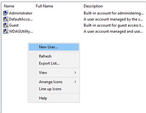 HowTo Create An Admin User For Windows Tilaa Supportdesk