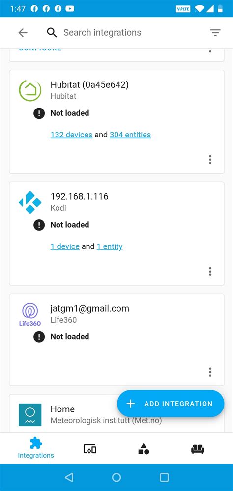 New Core Update Doesnt Let Integrations Load Configuration Home Assistant Community