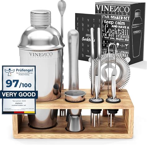 Kit Cocktail Pro Shaker Accessoires Et Recettes