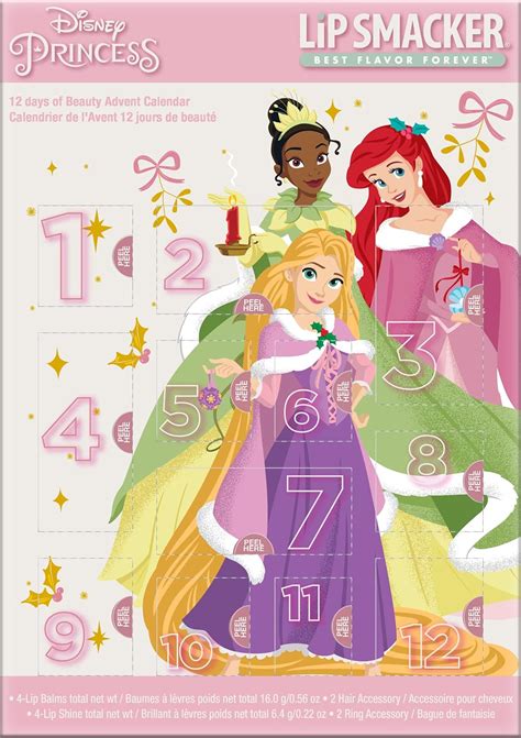Buy Lip Smacker Disney Princess Holiday 12 Pc Advent Calendar Lip Balm