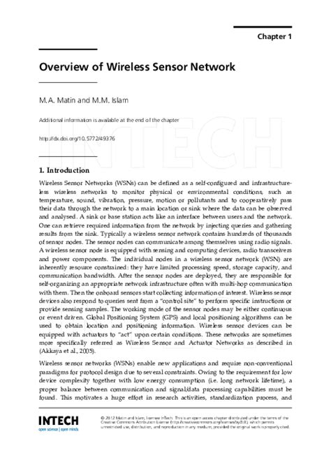 Pdf 8 Latest Thesis And Research Areas In Wireless Sensor Network