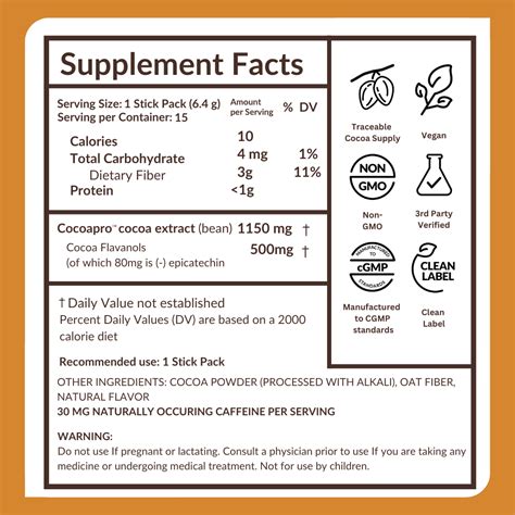 Cocoavia™ Cardio Health Cocoa Powder To Go Packs