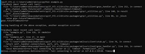 Docker Server Connection Error · Issue 1703 · Milvus Iomilvus · Github