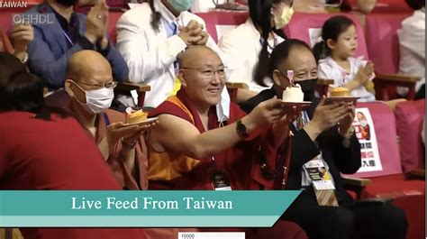 His Holiness The Dalai Lama Gives Short Teaching As Part Of His 85th