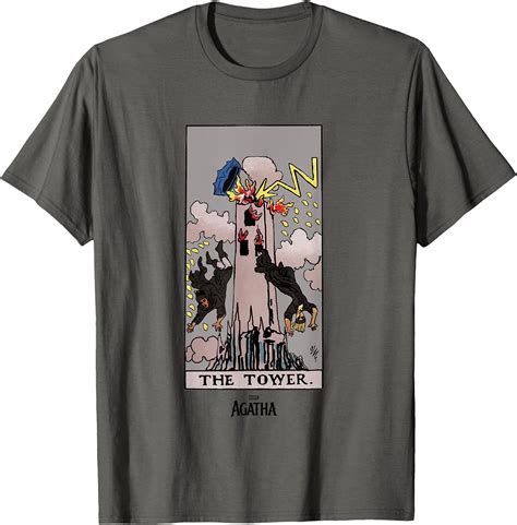 Marvel Agatha All Along The Tower Vintage Tarot Card T Shirt Buy T