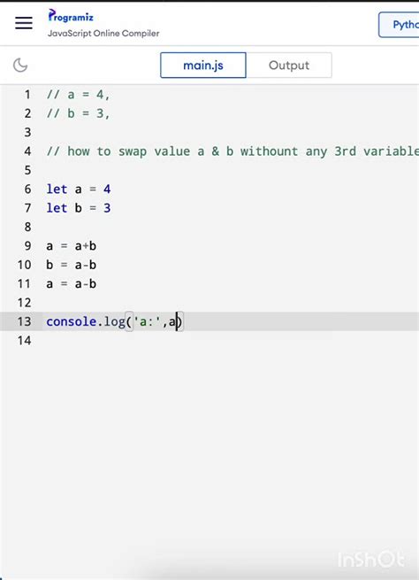 How To Swap Value Of 2 Variables Without Using 3rd Variable