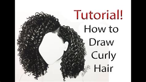 How To Draw Curly Hair Step By Step