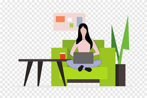 Woman Laptop Computer Girl Technology Work Internet Digital Communication Web Png PNGEgg