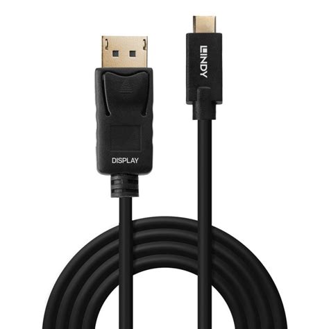 10m Usb Type C To Dp 4k60 Adapter Cable With Hdr From Lindy Uk