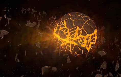 Wallpaper the explosion render D graphics for mobile and desktop section рендеринг