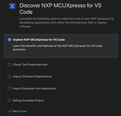 Visual Studio Code A Guide To The MCUXpresso For VS Code Extension