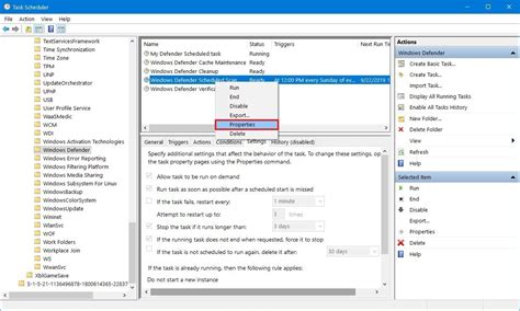how to schedule a windows defender antivirus scan on windows 10