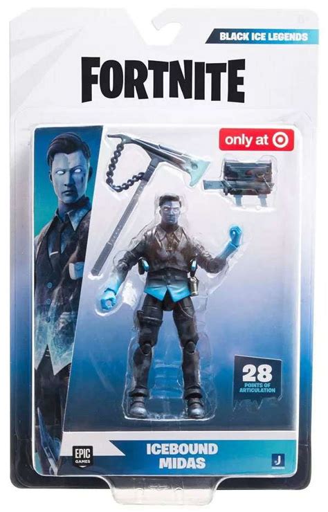 Fortnite Black Ice Legends Icebound Midas Action Figure