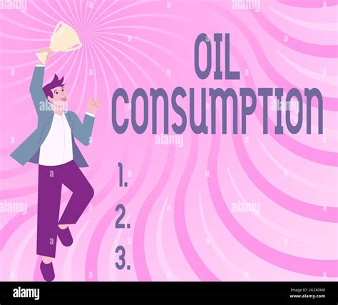 Writing Displaying Text Oil Consumption Word Written On This Entry Is